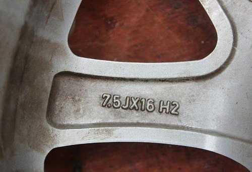 Диски литые 7.5JX16 H2 5x120 AEZ KBA 44702