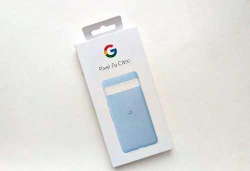 Google Pixel 7A Silicone Sea чехол синий новый