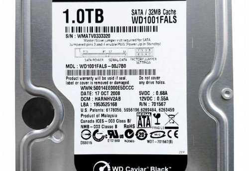 Жесткий диск WD 1Tb WD1001fals sataii 3.5