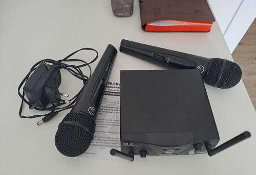 Вокальная радиосистема AKG с 2-мя микрофонами