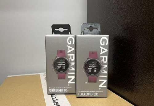 Garmin Forerunner 245 Black/Merlot (Berry ) Часы