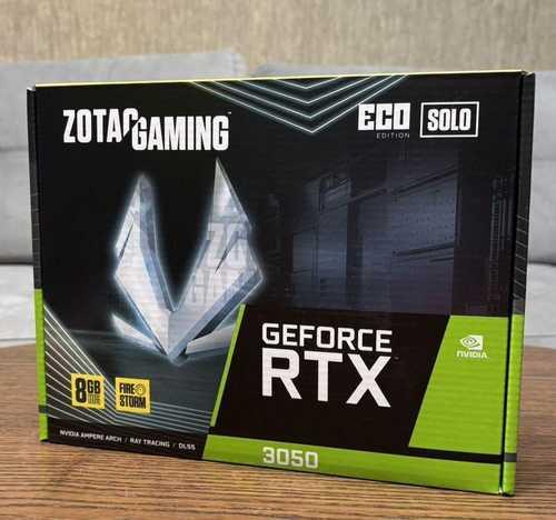 Видеокарта RTX 3050 Zotac