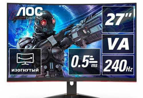 Монитор AOC gaming C27G2ZE/BK Black 240Hz