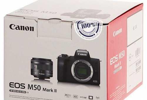 Canon eos m50 mark ii kit (новый)