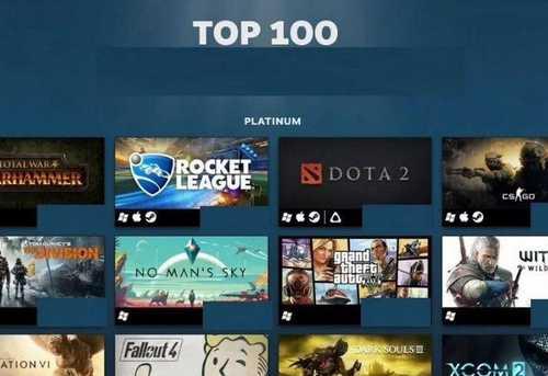 Топ 100 игр Steam подарком в Россию