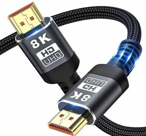 Кабель hdmi 8k 48Gbps black