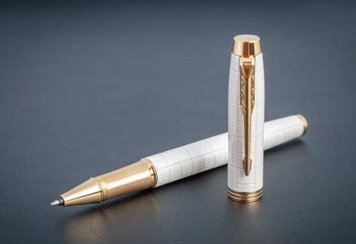 Новая Ручка роллер Parker IM Premium Pearl GT