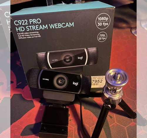 Вебкамера logitech c922 pro hd stream webacam