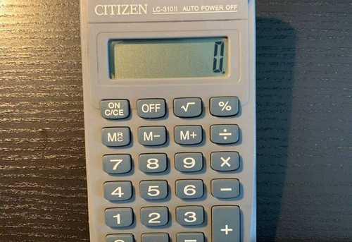 Калькулятор Citizen карманный