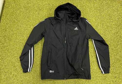 Ветровка мужская Adidas черная куртка олимпийка
