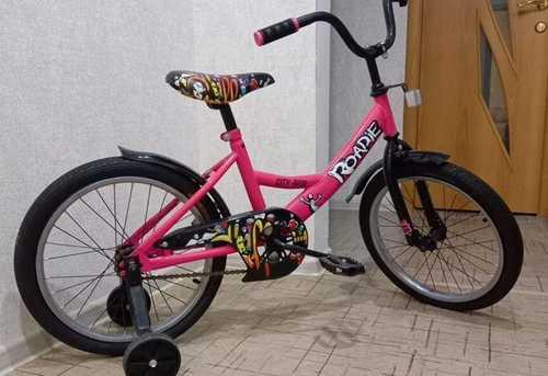 Детский велосипедCity-Ride Roadie.Цвет - красный