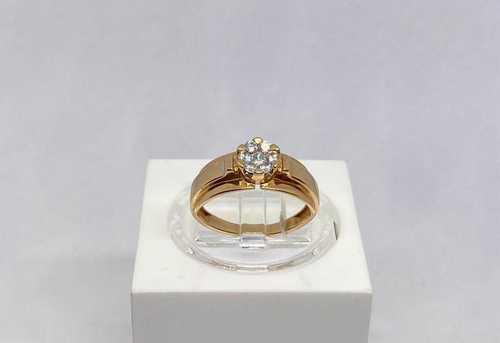 Золотое кольцо с камнями 585(Ткачева)