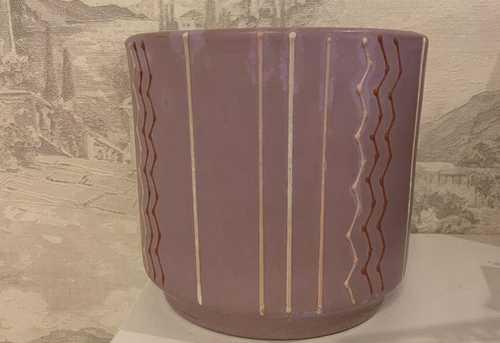 Горшок керамический кашпо для цветов диаметр 18 см