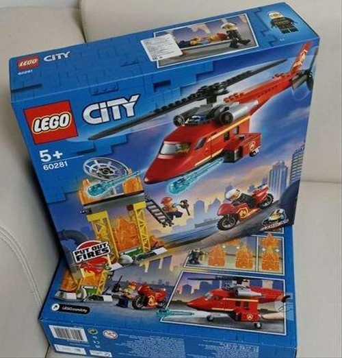 Lego 60281 Пожарный вертолет (новый)