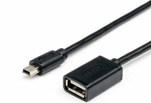 OTG-кабель atcom miniUSB (M) - USB Type A (F) 0.8