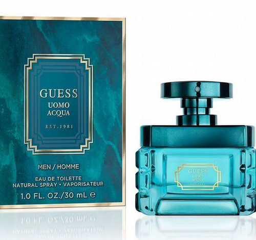 Guess Uomo Acqua, Туалетная вода, 30 мл