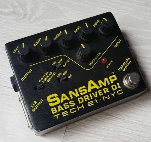 Tech 21 sansamp bass driver