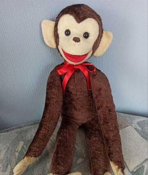 Советская игрушка обезьяна Жаконя, СССР