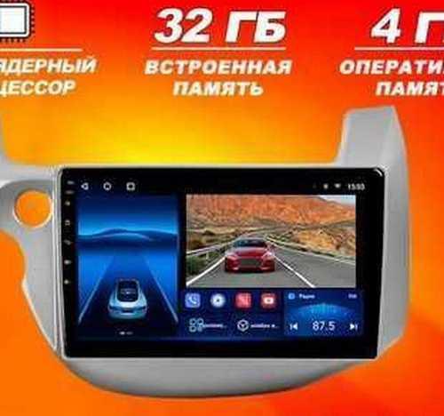 Магнитола 4+32GB Honda Jazz 2 GG Fi