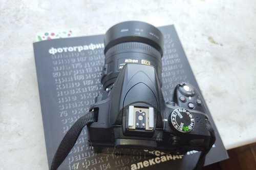 Фотоаппарат nikon d3300 + объектив nikon 35mm f.18
