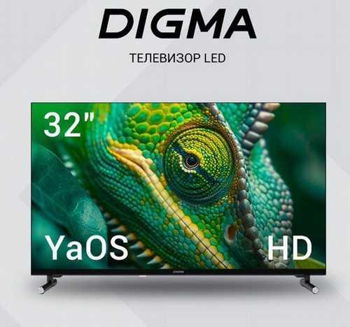 Digma Tv DM-LED32SBB35 SMART янтв Slim Design 32"