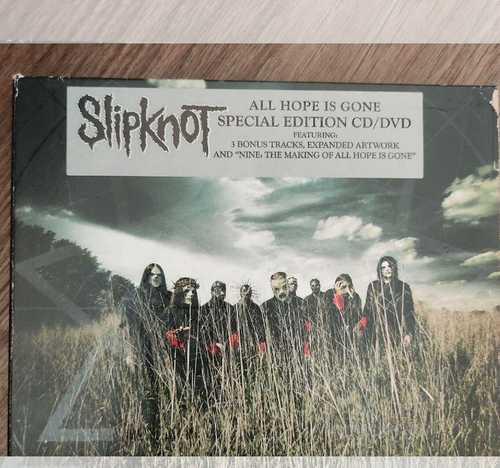 Продам фирменный cd Slipknot All hope is gone