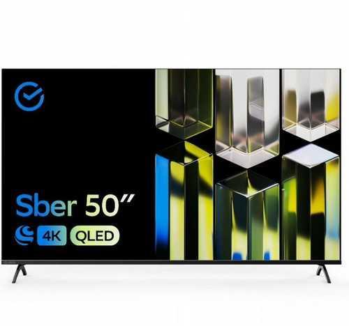 Телевизор sber 50 qled Новый