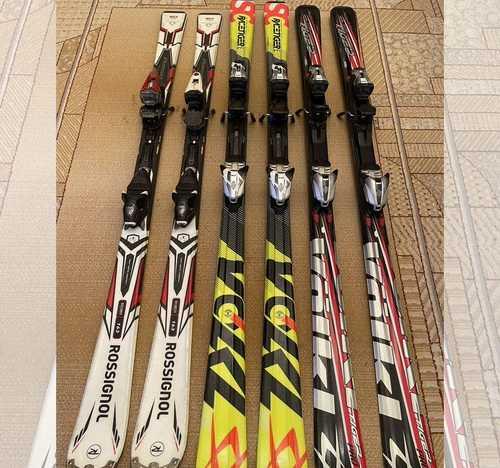 Горные лыжи Volkl Racetiger 168 Rossignol 163