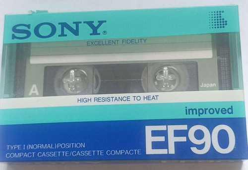 Аудиокассета новая sony EF90 improved