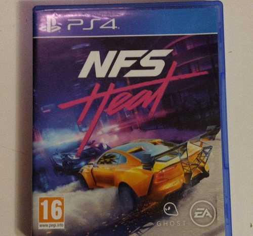 Диск на ps4 heed FOR speed Heat