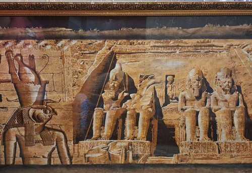 Картина из папируса