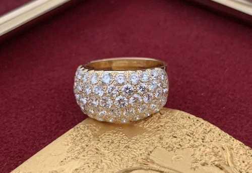 Золотое кольцо Van Cleef 10 гр 4 ct