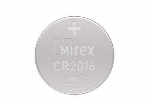 Батарея литиевая CR2016 Mirex. Упаковка - 100 шт