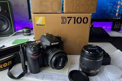 Зеркальный фотоаппарат nikon d7100 как новый