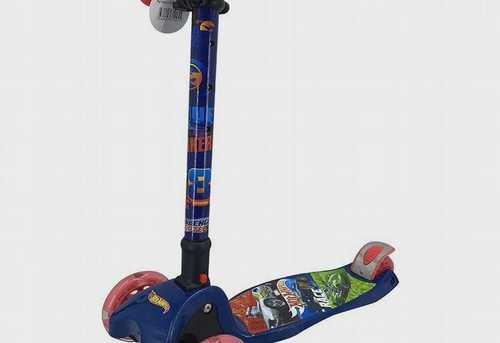 Самокат 3 колесный Hot Wheels в наличии