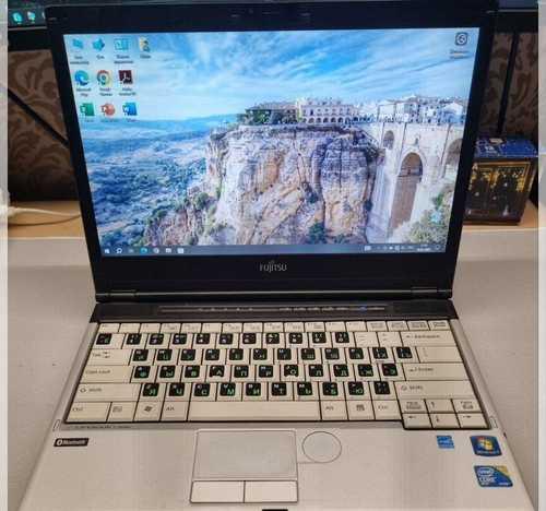 Ноутбук Fujitsu lifebook s760 I7   докстанция