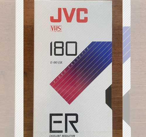 Видеокассета vhs JVC E-180ER новая, Япония