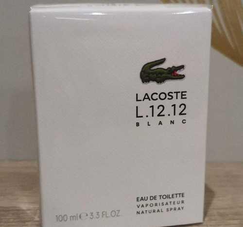 Lacoste L.12.12 Blanc eau de toilette 100 ориг