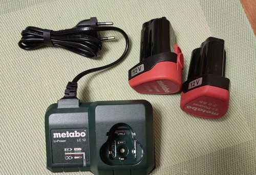 Metabo powermaxx BS 12 з. у. + 2аккумулятора