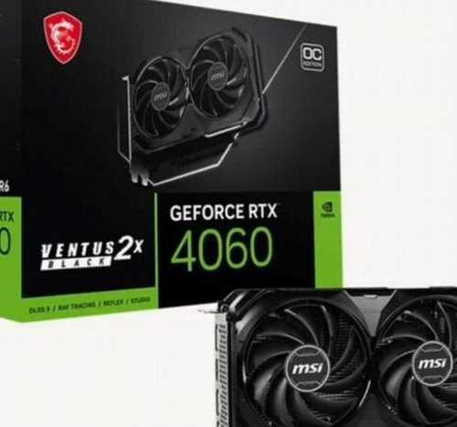 Видеокарта Msi GeForce RTX 4060 ventus 2X