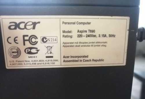 Компьютер Acer aspire