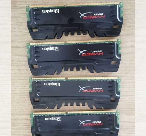 Kingston DDR3 HyperX 32 гб (8 гб x 4) 2133 мгц