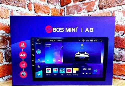 Автомагнитола bos mini A8 4 64gb 9/10 дюймов