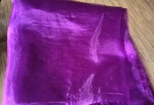 Фатин, органза фиолетового цвета