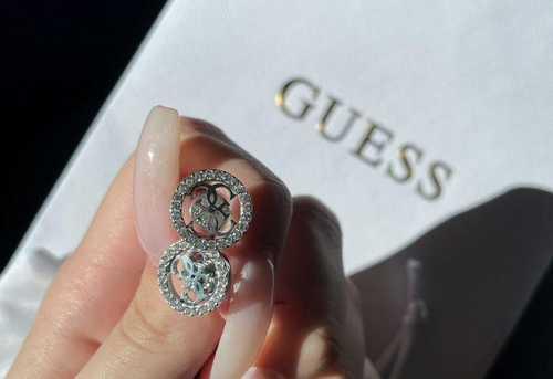 Сережки guess оригинал серебро