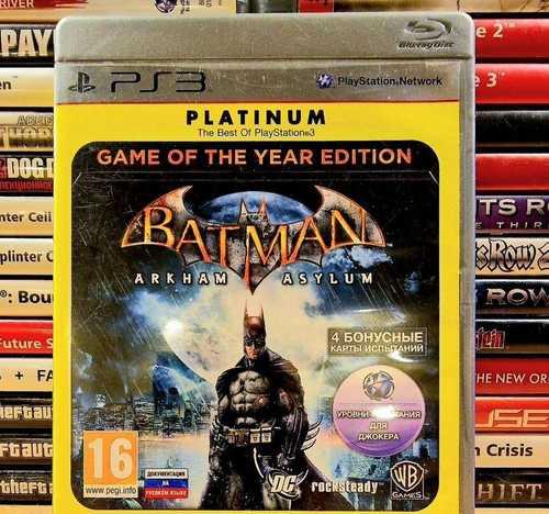 Batman Platinum Игра Года PlayStation 3 PS3