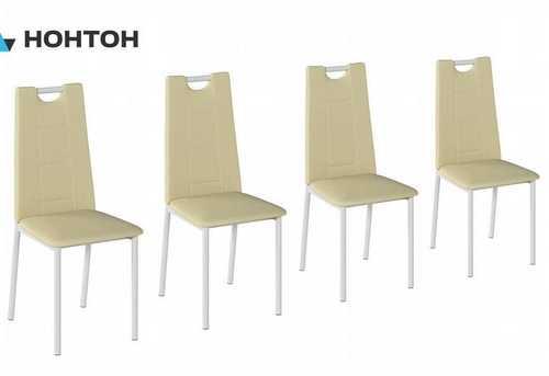 Комплект стульев Орлеан бежевый / белый