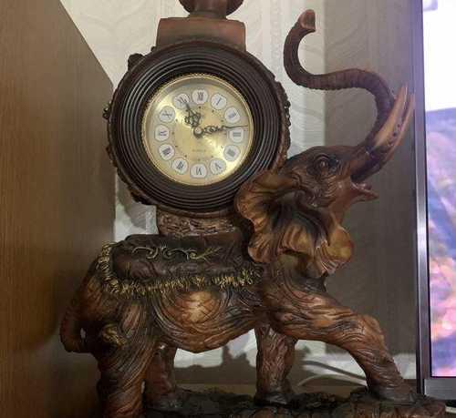 Часы настольные "Слон"