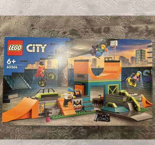 Lego City Уличный скейтпарк 60364