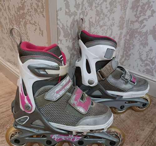 Ролики rollerblade детские 33 36 для девочки